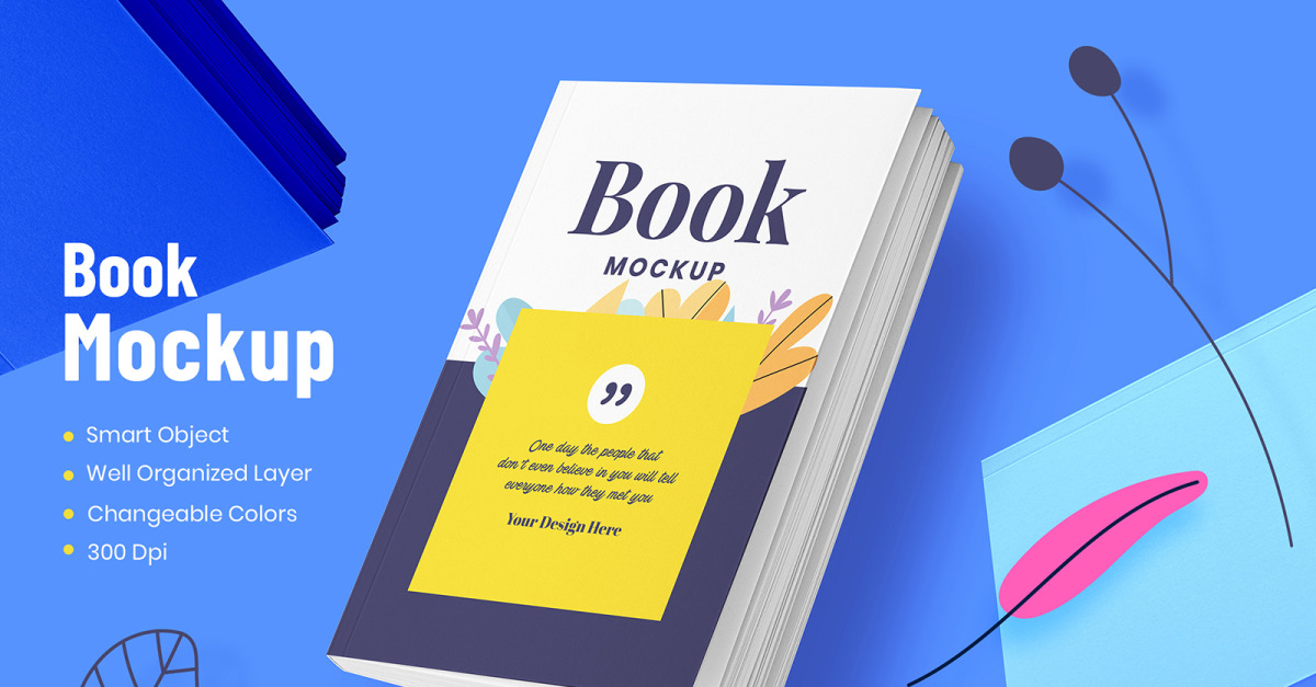 Modello di mockup PSD per taccuino #228543 - TemplateMonster