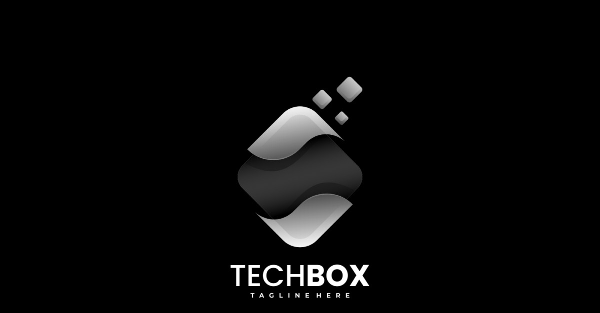 Tech Box Gradient Logo Style #228779 - TemplateMonster