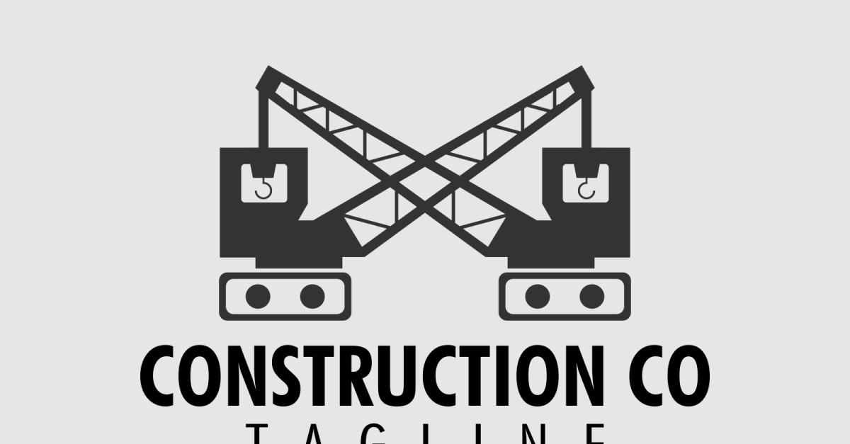 Construction Symbol Logo Design Template - TemplateMonster