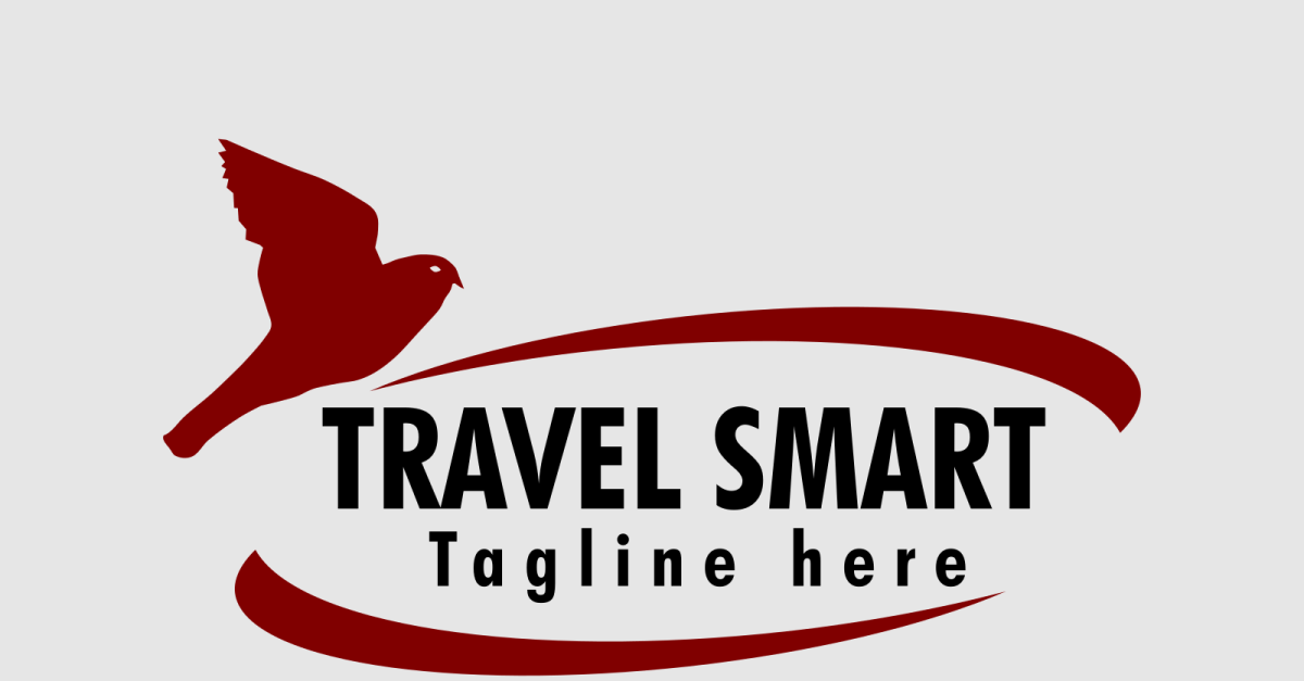Travel Smart Logo Travel Agency Logo Design. Smart Way Vector Template