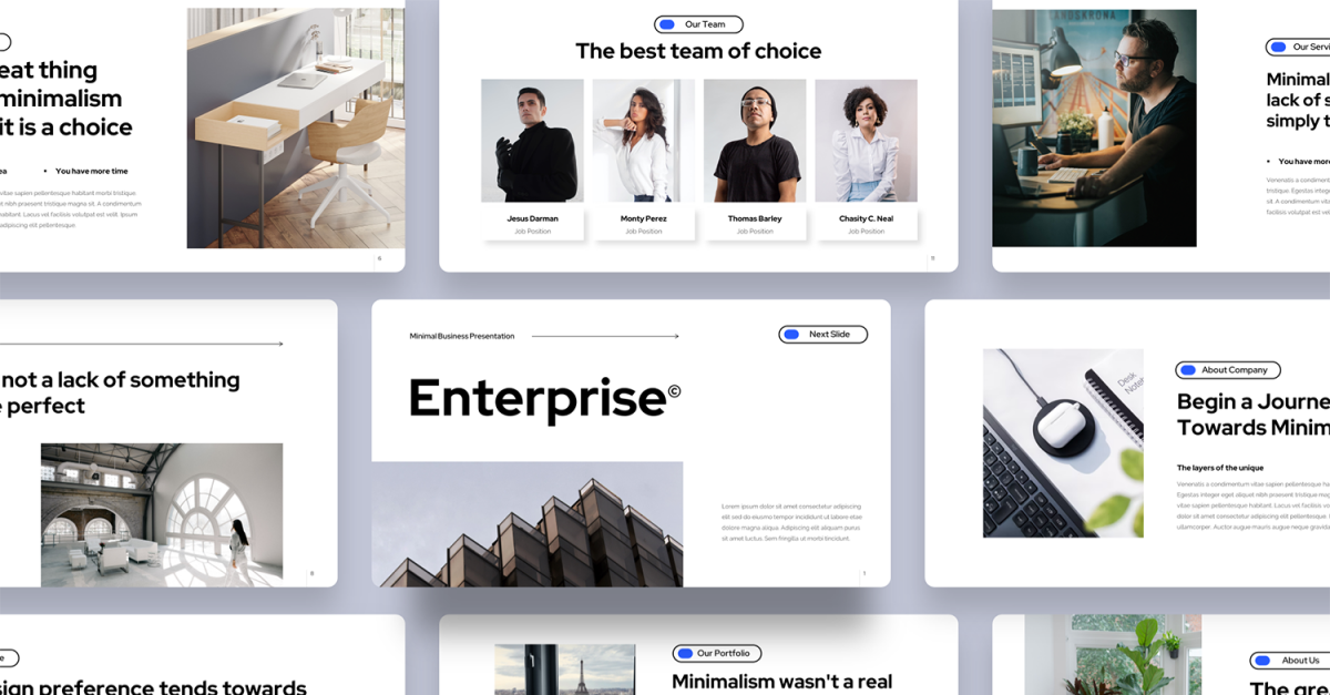 Enterprise - Modern Business PowerPoint Template