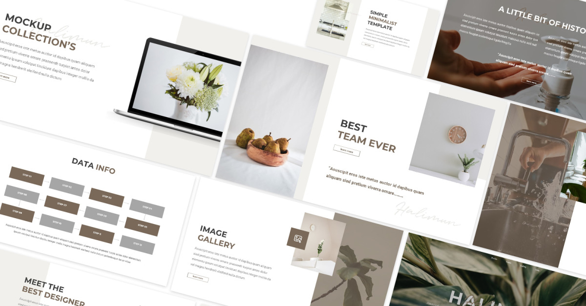 Halimun Basit Powerpoint Şablonu #229493 - TemplateMonster