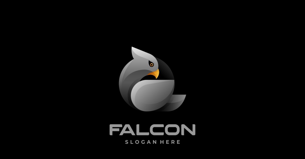 Şahin Kuş Gradyan Logo Tasarımı #229995 - TemplateMonster