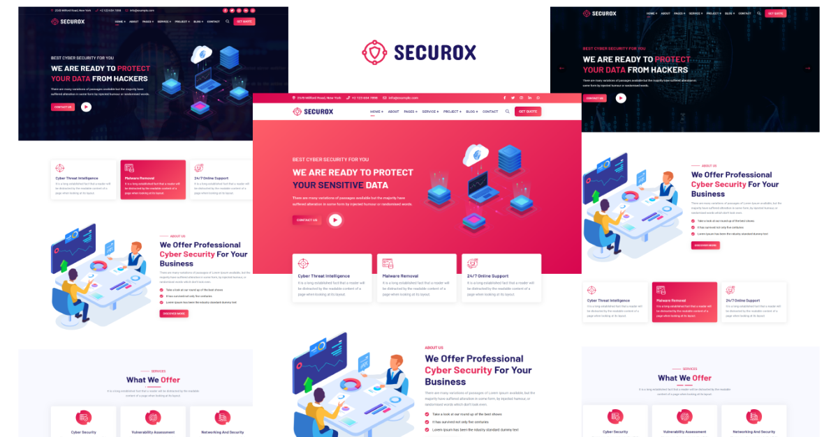 Securox - Cyber Security Services HTML5 Template