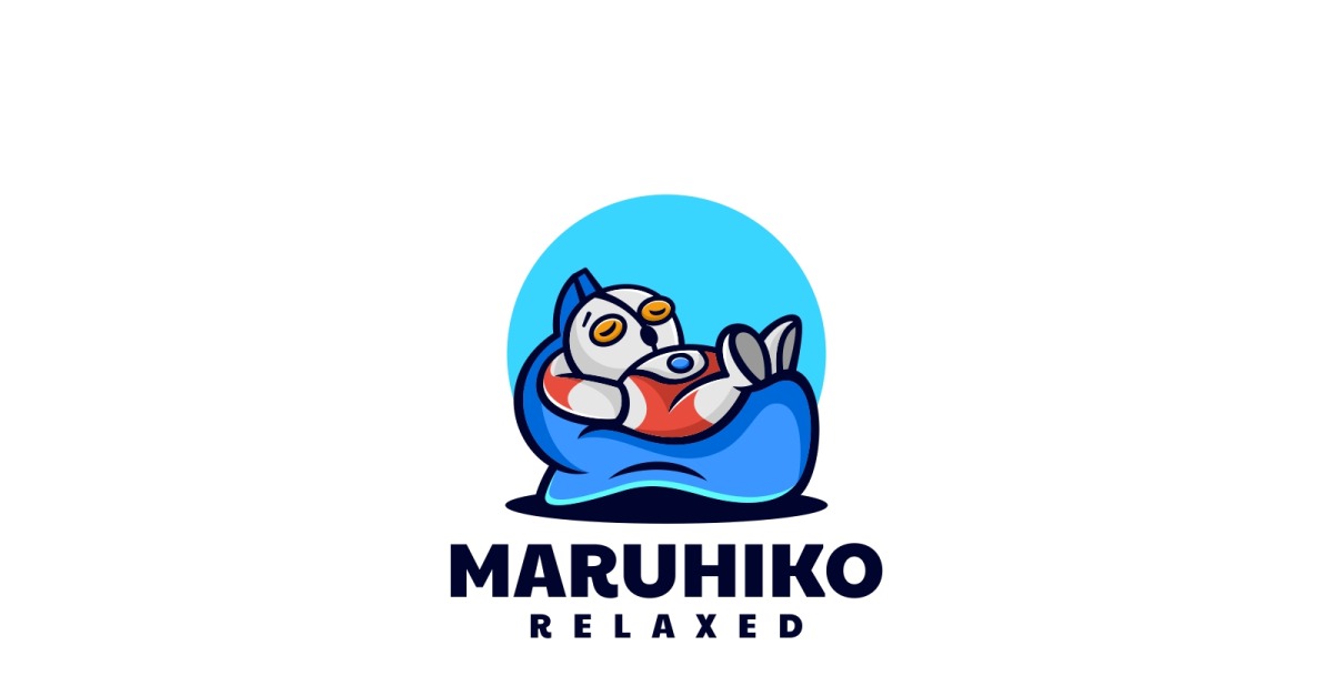 Ultraman Relaxing Cartoon Logo #230147 - TemplateMonster
