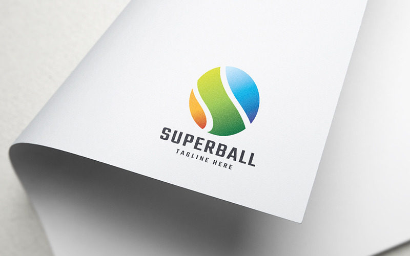 Professional Super Ball Logo Template - TemplateMonster