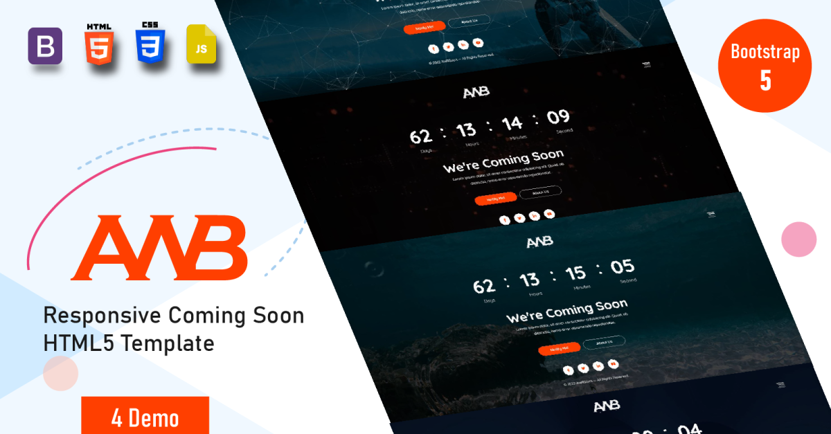 AWBSOON - Coming Soon HTML5 Template - TemplateMonster