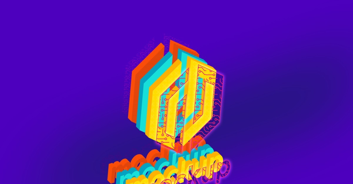 Tech Logo Mockup With Realistic Shadow Effects