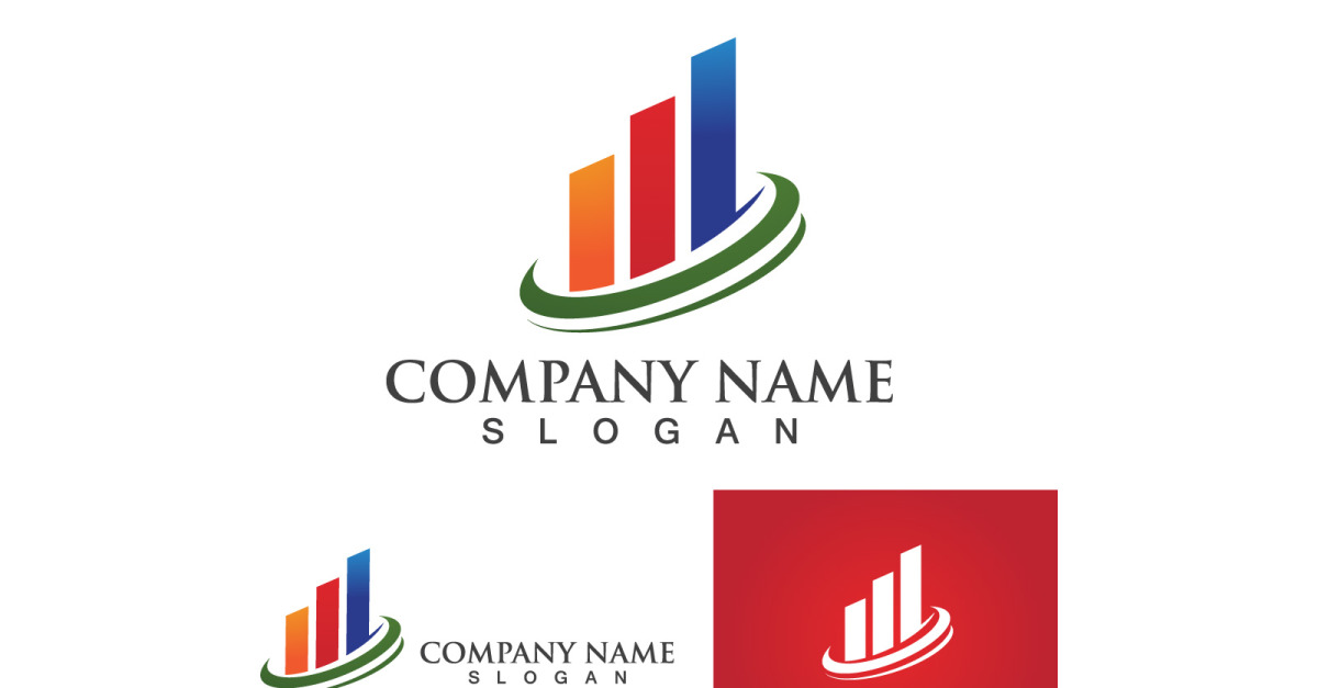 Biznes Finanse Logo Wektor V14 #230961 - TemplateMonster