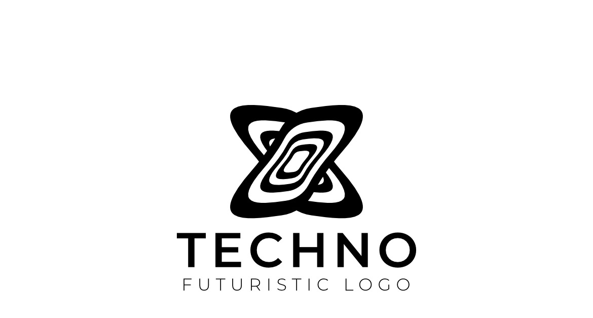 Dynamic X Abstract Illusion Logo #231080 - TemplateMonster