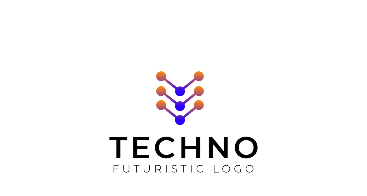 Lettre V Dot Lab Logo futuriste #231088 - TemplateMonster