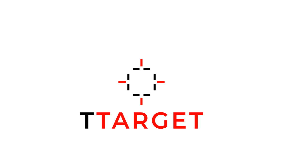 Logotipo inteligente de T Target Smart - TemplateMonster