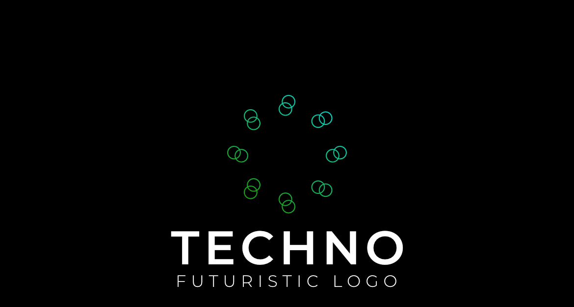Link Connect Gradient Tech-logotyp #231261 - TemplateMonster