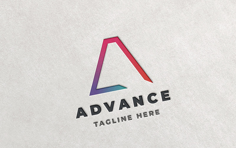 Professional Advance Letter A Logo #231303 - TemplateMonster