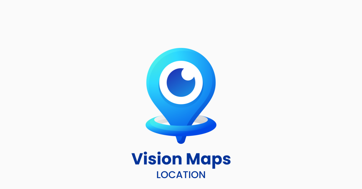 Vision Maps Gradient Logo #231320 - TemplateMonster