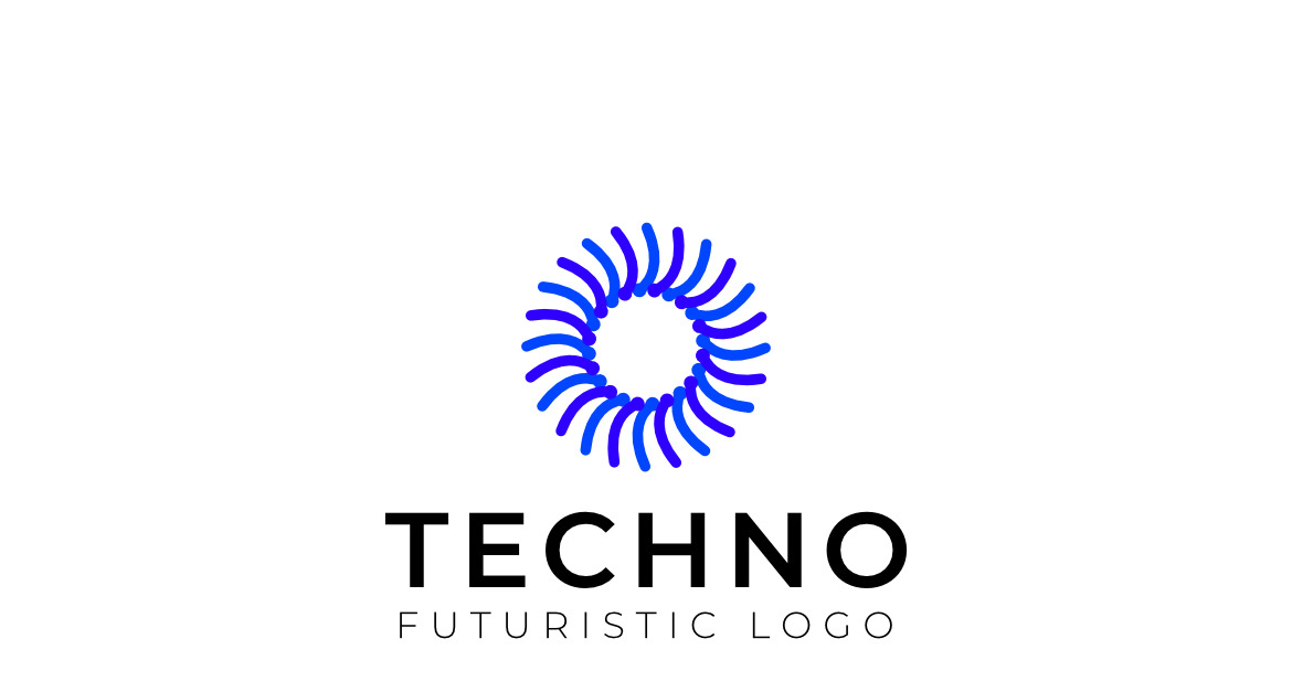 Blue Sun Tech Dynamic Logo #231521 - TemplateMonster