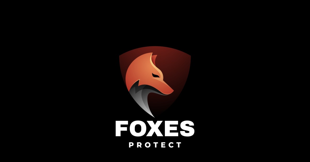 Fox Protect Gradient Logo #231767 - TemplateMonster