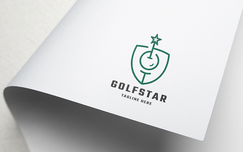 Professional Golf Star Logo #231899 - TemplateMonster