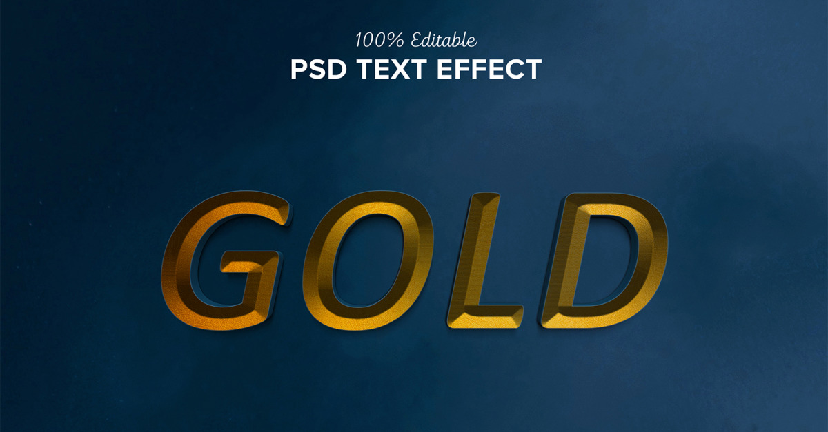 Gold Text Effect Bundle Premium Psd #231990 - TemplateMonster