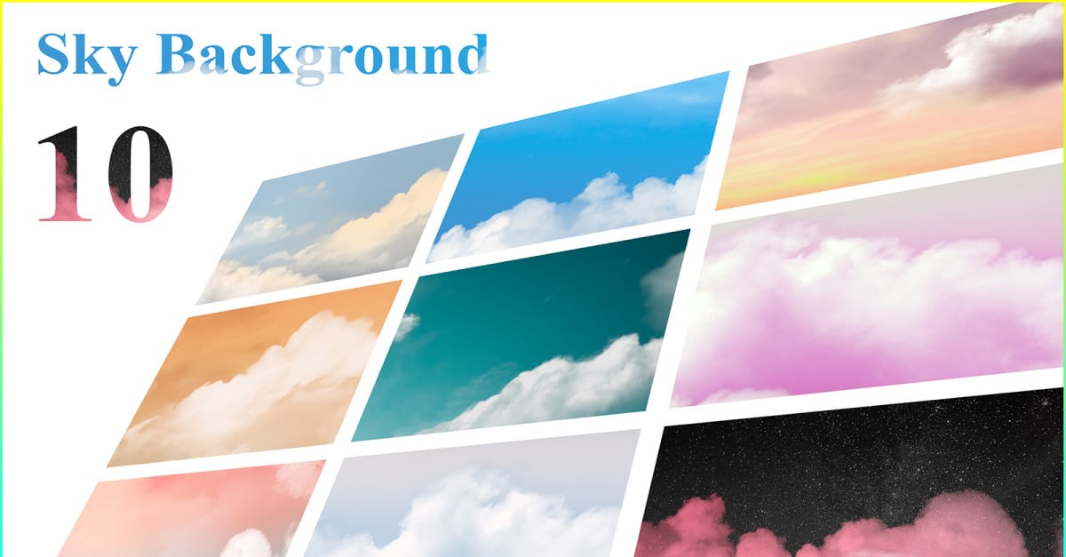 Sky Digital Paper, Sky Background #231922 - TemplateMonster