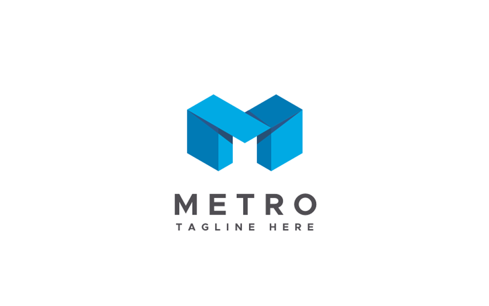 Metro - Letter M Logo Template #232331 - TemplateMonster
