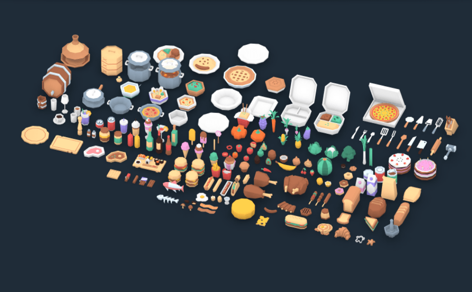 Food Kit Best Game Assets #232599 - TemplateMonster
