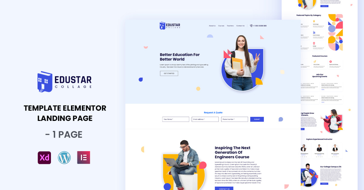 Edustar - School, Collages and University Education Ready to Use ...