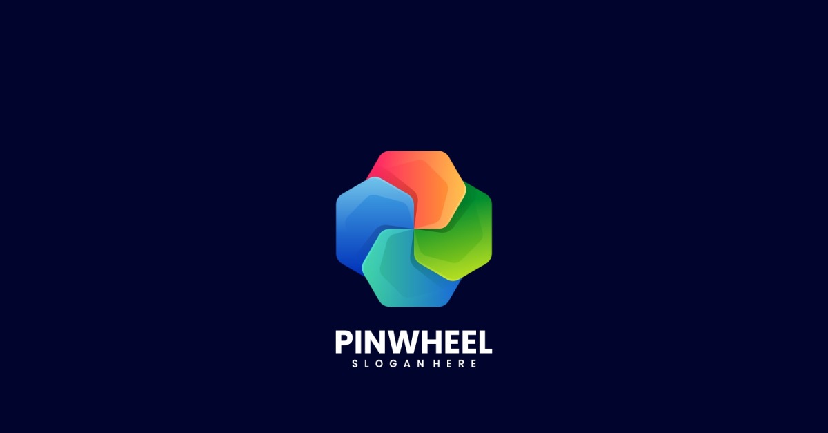 Pinwheel Colorful Logo Style #232919 - TemplateMonster
