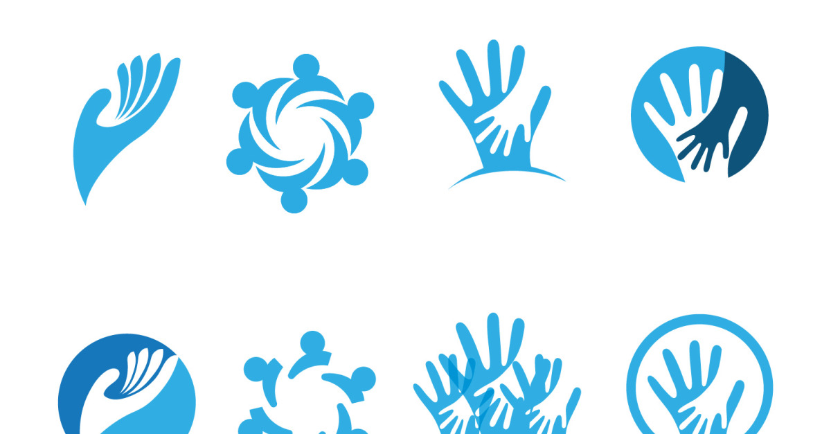 Hand Logo And Symbol Icon Vector #233096 - TemplateMonster