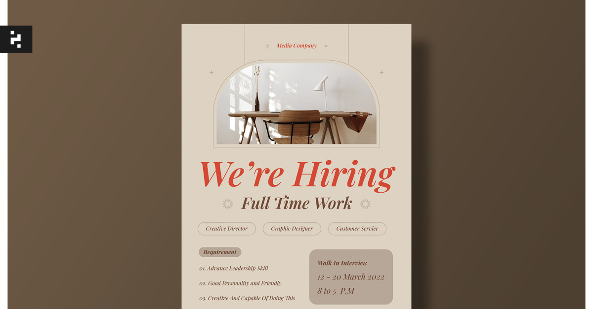 Job Hiring Flyer Template #233089 - TemplateMonster