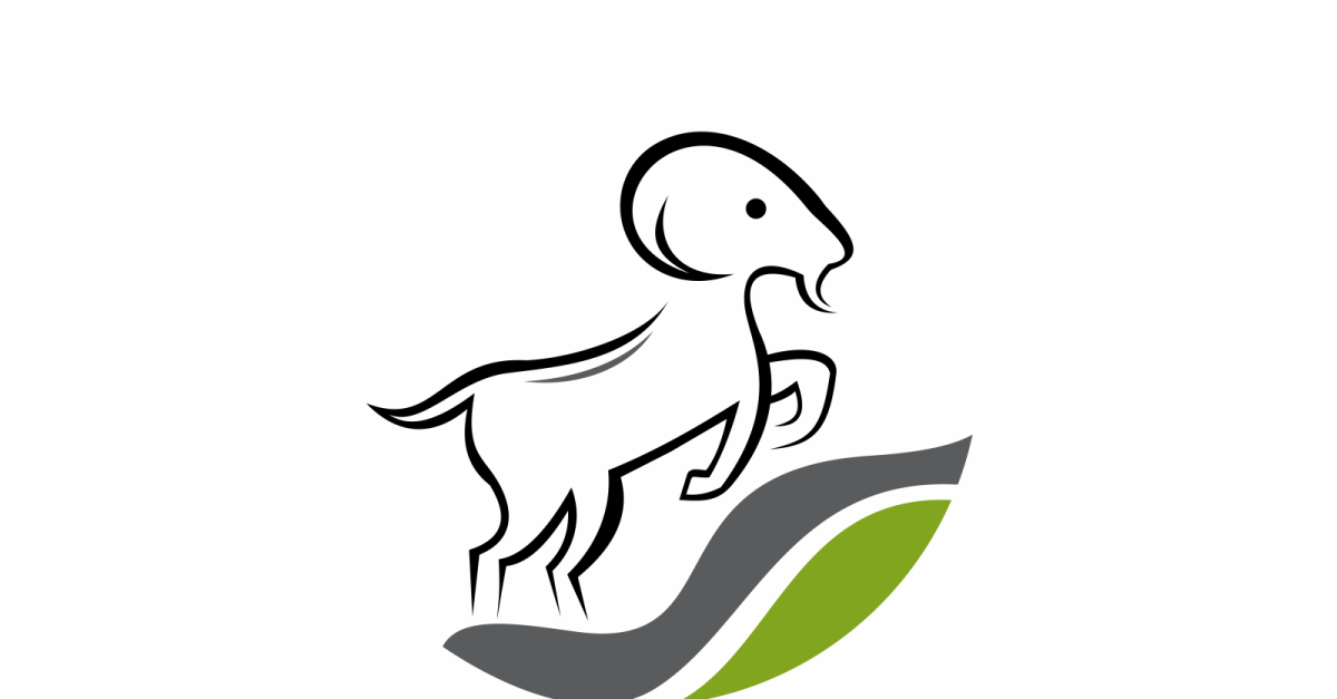 Hayvan keçi logo şablonu #233403 - TemplateMonster