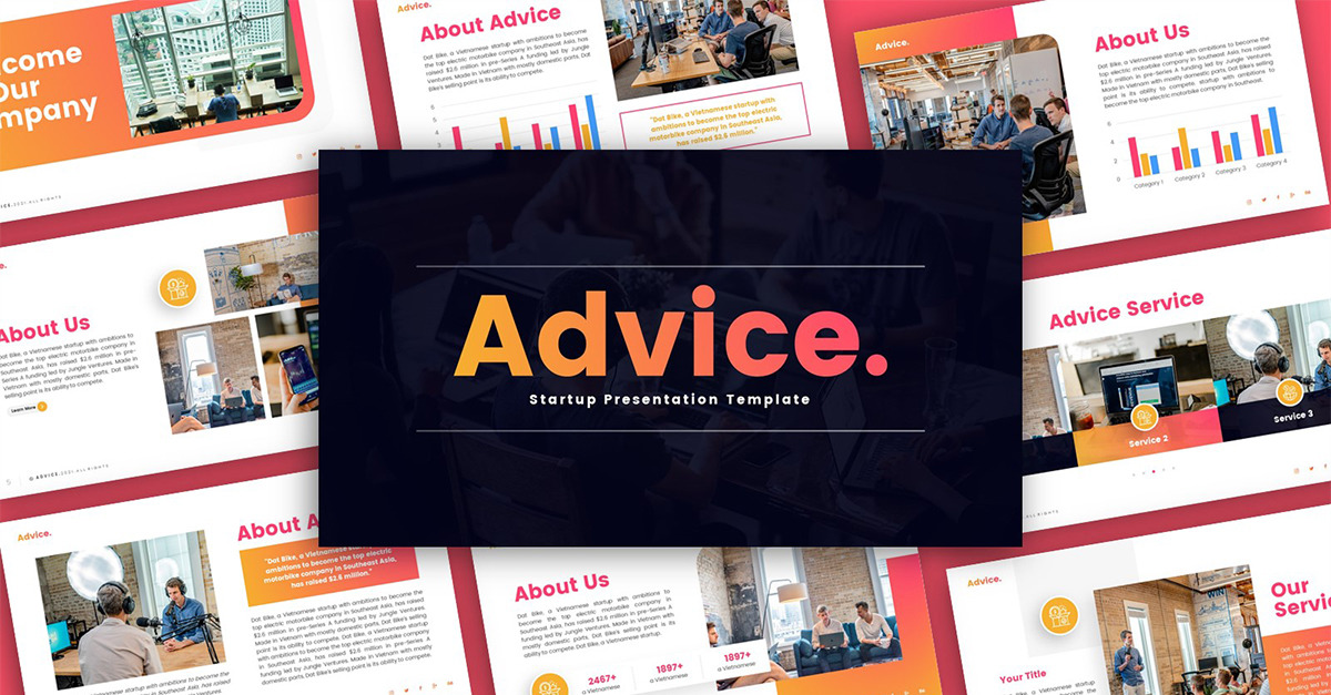 Advice Startup Multipurpose PowerPoint Presentation Template