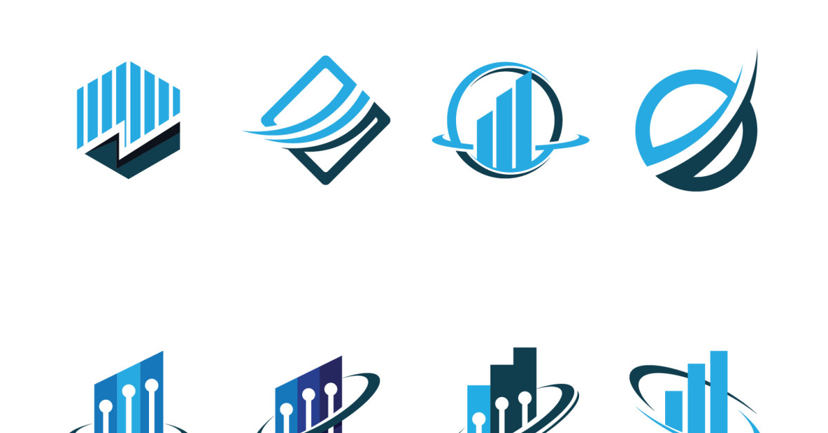 Finanzen Logo Vorlage Vektor Icon Design - TemplateMonster