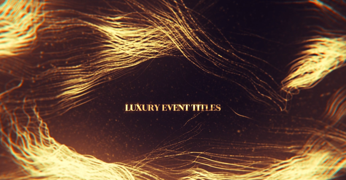 Luxury Event Titles After Effects Template - TemplateMonster