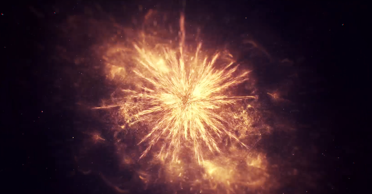 Gold Particle Logo Reveal After Effects Template