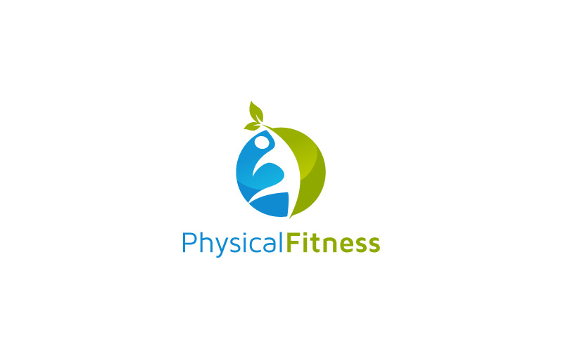 Physical Exercise Logo Design Template - TemplateMonster