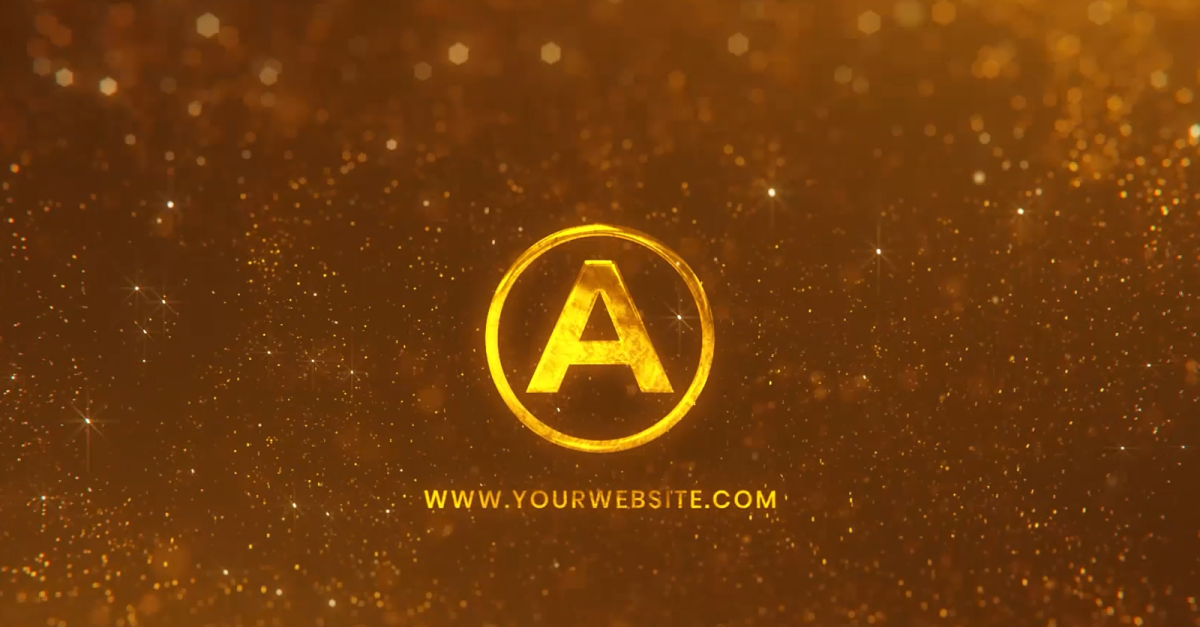 Modèle After Effects de logo scintillant - TemplateMonster