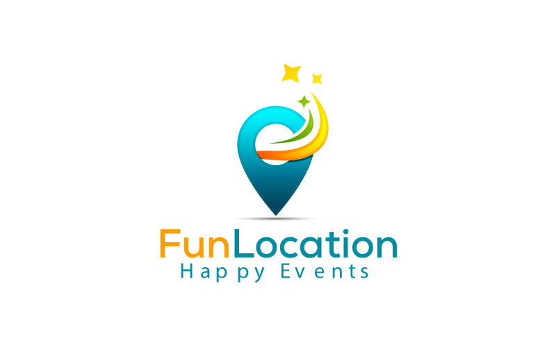 Fun Location Logo Design Template #234141 - TemplateMonster