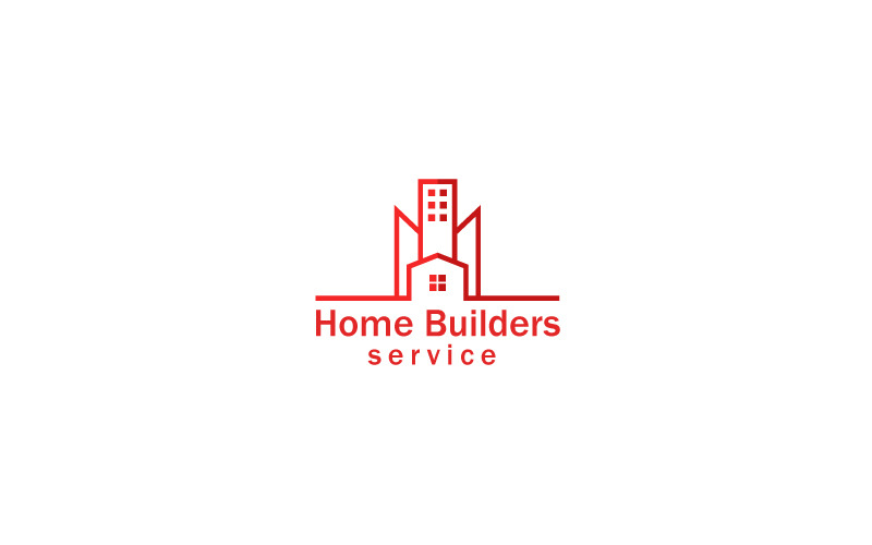 Home Builders Logo Design Template #234161 - TemplateMonster