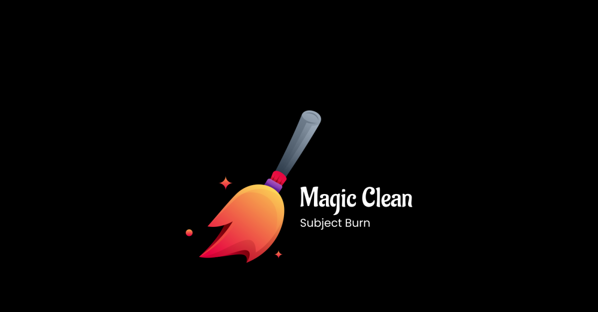 Magic Clean Gradient Logo #234117 - TemplateMonster