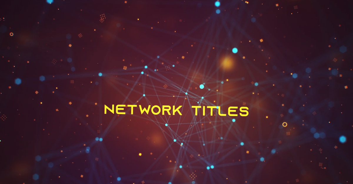 Network Titles Motion Graphics Template - TemplateMonster