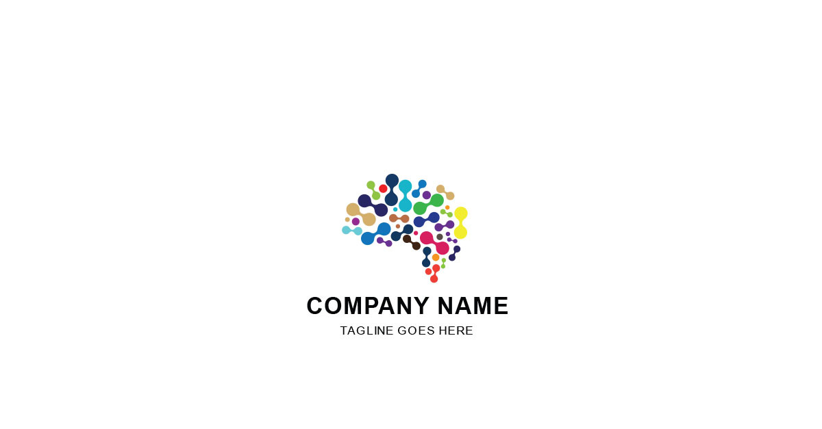 Head Tech logo, colorful Head logo concept vector, Head digital ...