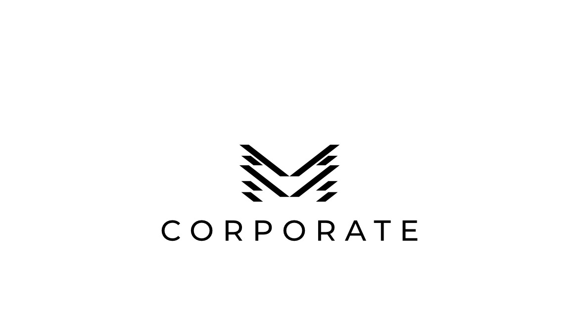 Letter M Dynamic Flat Logo #234423 - TemplateMonster