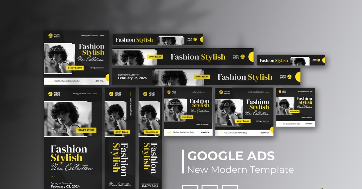 Fashion Stylish Google Ads #234667 - TemplateMonster