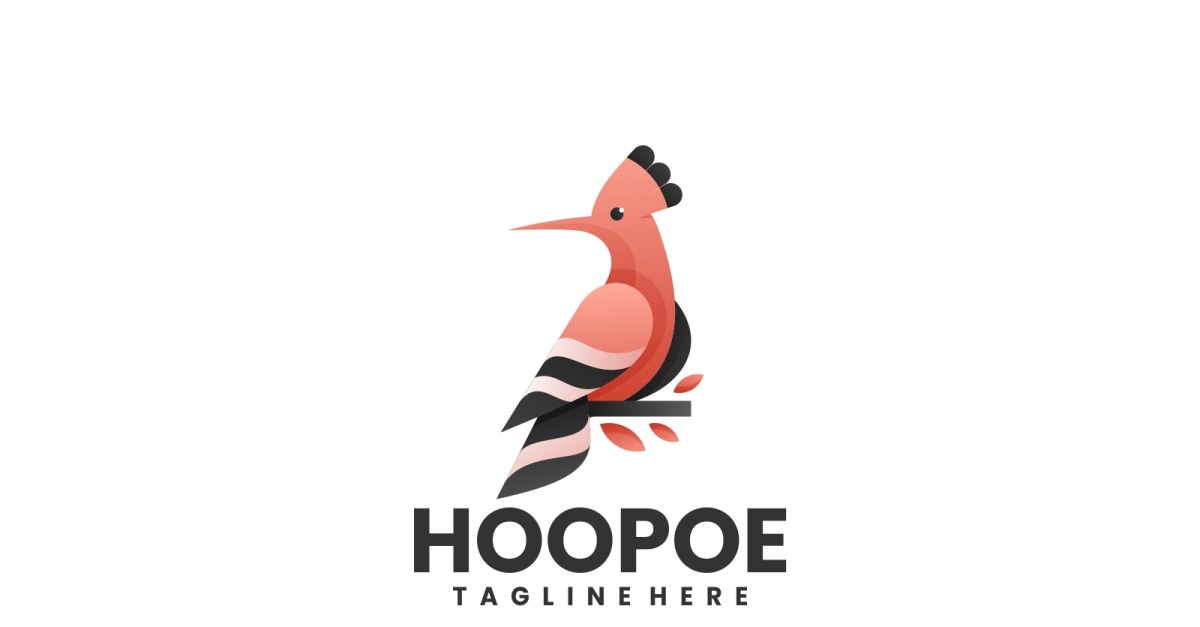 Hoopoe Colorful Logo Style #234876 - TemplateMonster