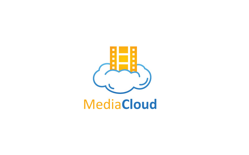 Creative Media Cloud Logo Design #235336 - TemplateMonster