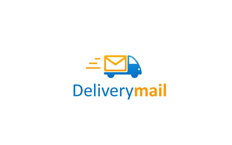 Delivery Mail Logo Design #235337 - TemplateMonster