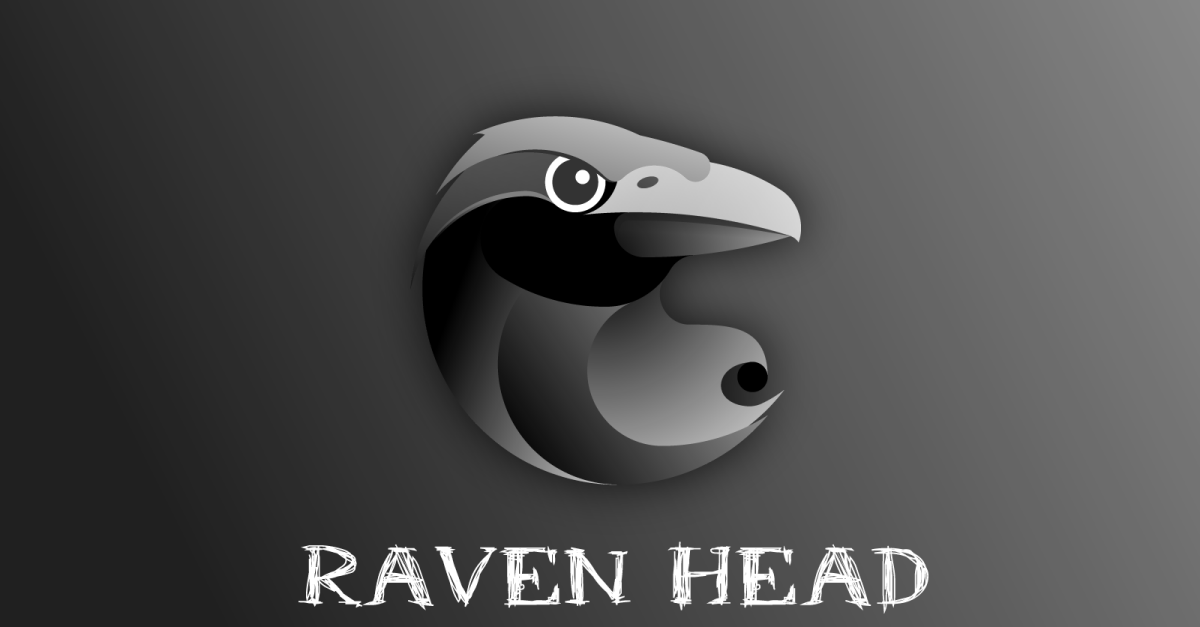 Raven Head Gradient Logo Template #235354 - TemplateMonster