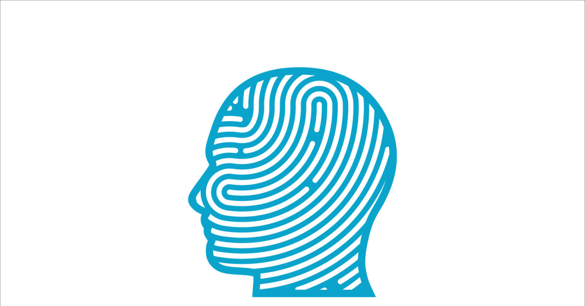 Head finger print vector template #235436 - TemplateMonster