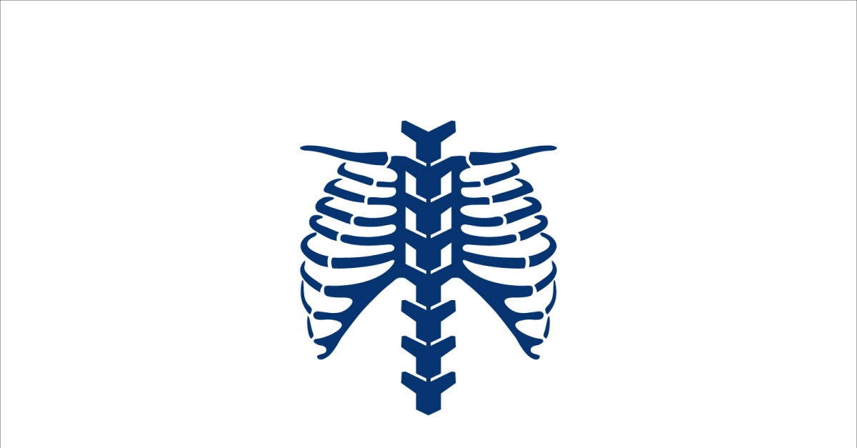 Simple rib and backbone vector template - TemplateMonster